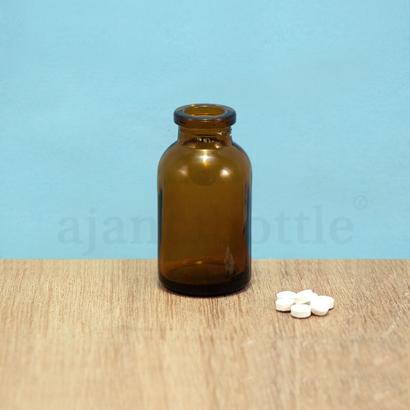 20 ml Amber Glass Vials 20 mm Special Neck - Ajanta Bottle Pvt Ltd