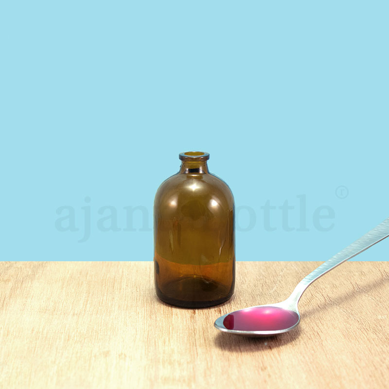 100 ml Amber Glass Vials 20 mm Special Neck - Ajanta Bottle Pvt Ltd