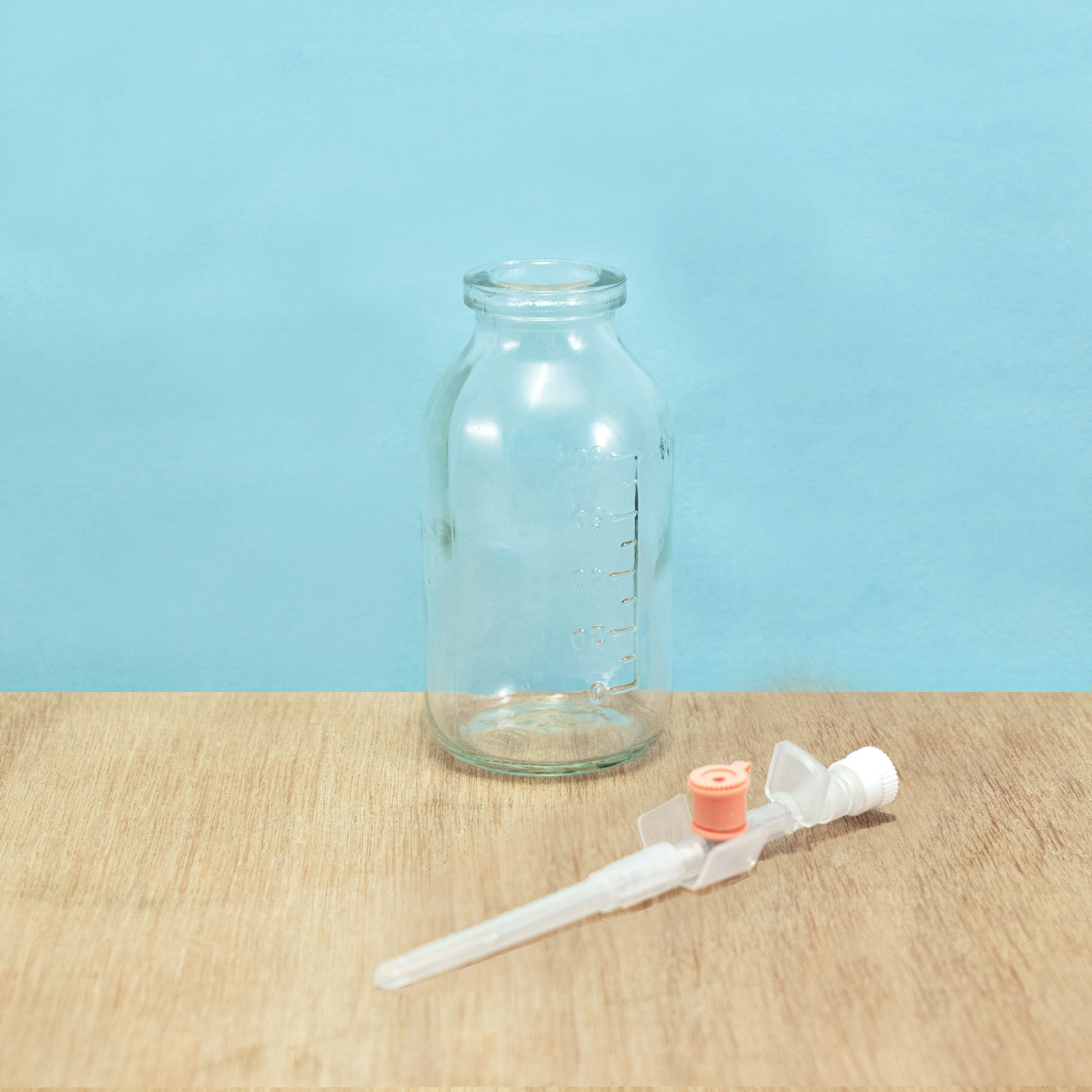 100 ml Saline/Infusion Ultra Glass Bottle 32 mm Special Neck - AjantaBottle