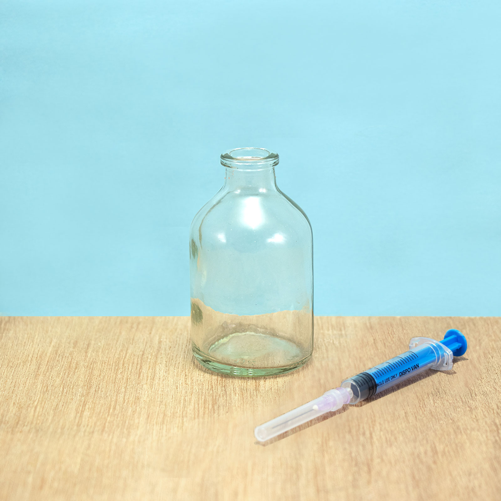 50 ml Clear Glass Vials 20 mm Special Neck - AjantaBottle